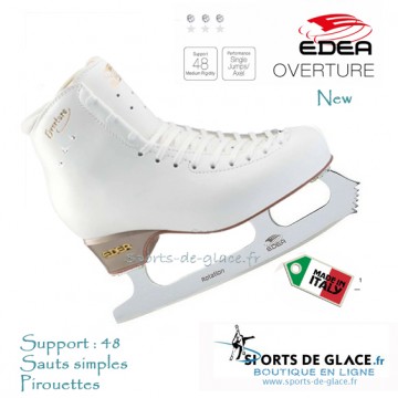 Patins à glace EDEA OVERTURE Swarovski avec lames - SPORTS DE GLACE France